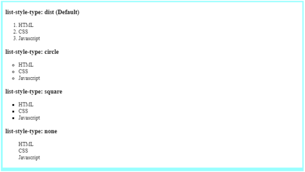 آموزش ایجاد لیست در html با استفاده از تگ ul و ol و ویژگی هر کدام